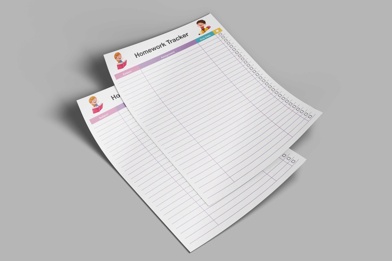 Homework Chart,homework Log,homework Organizer,daily Homework Chart ...