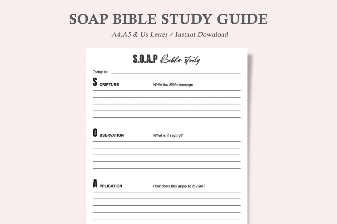 Bible Study Journal,bible Study Notebook,bible Study Journal Notebook ...