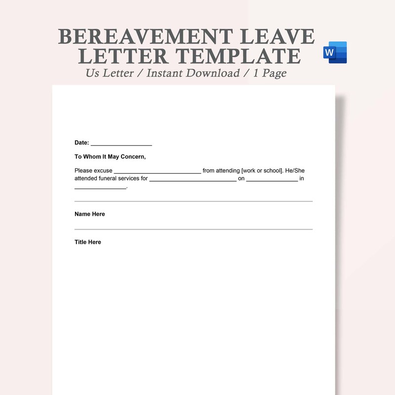 Note From Funeral Home - Etsy