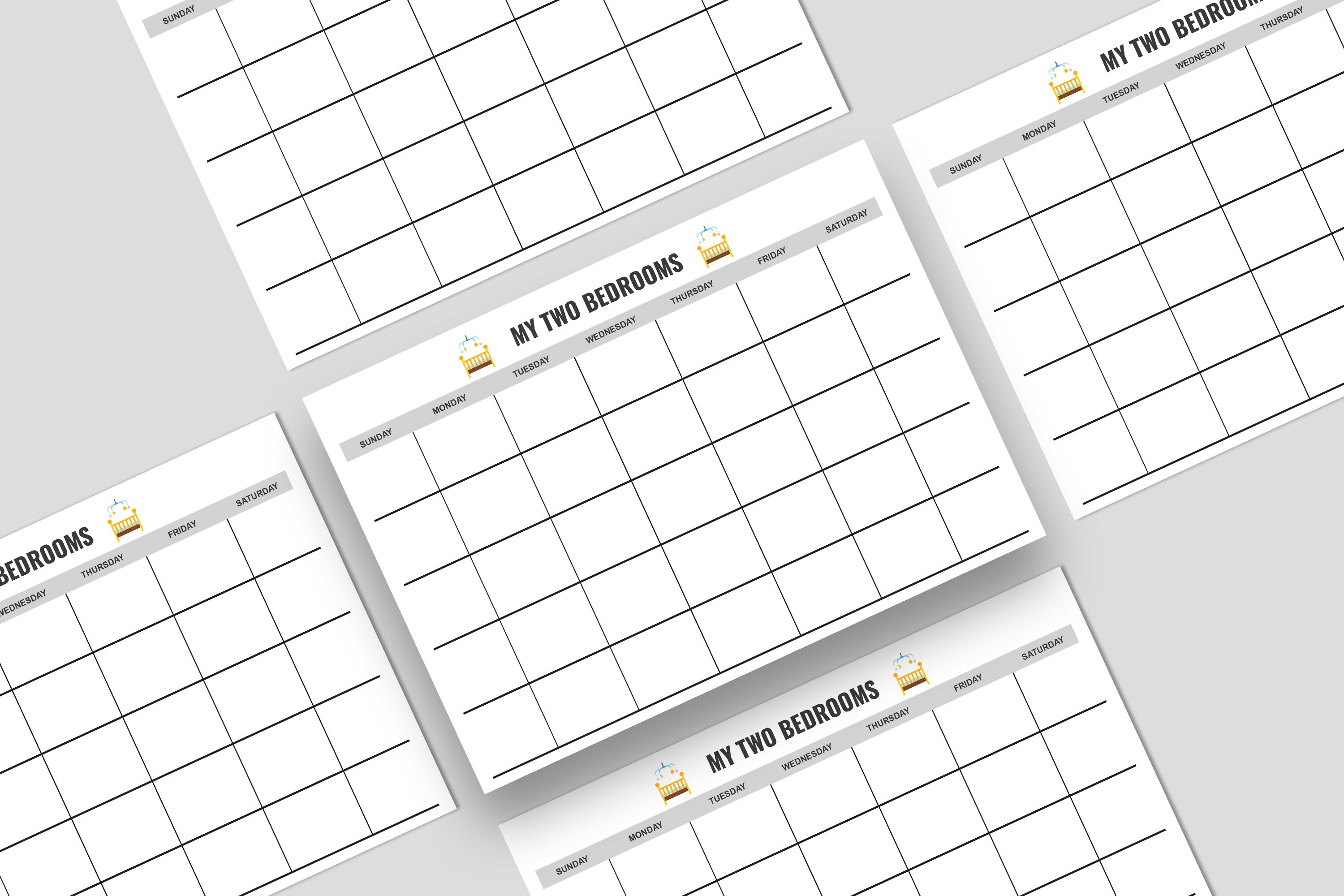 Printable Custody Calendar,coparenting Calender,custody for Agenda ...