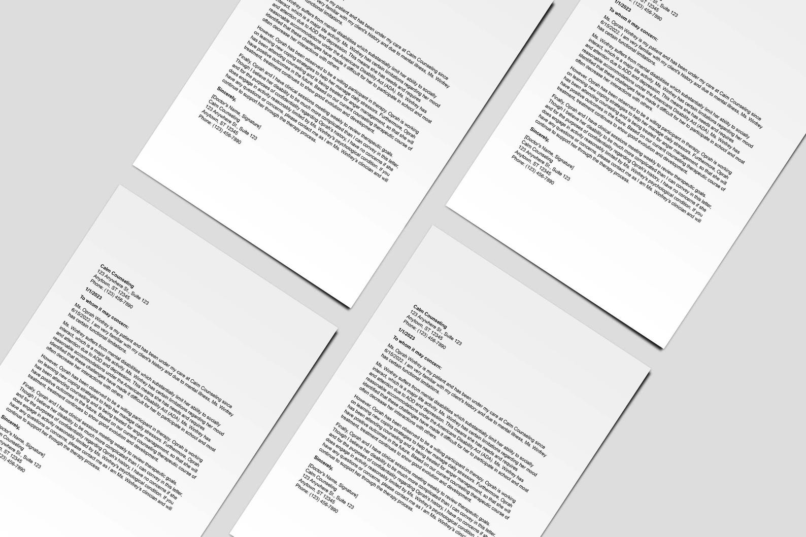 Accommodation Letter,accommodation Request Letter,accommodation Letter ...