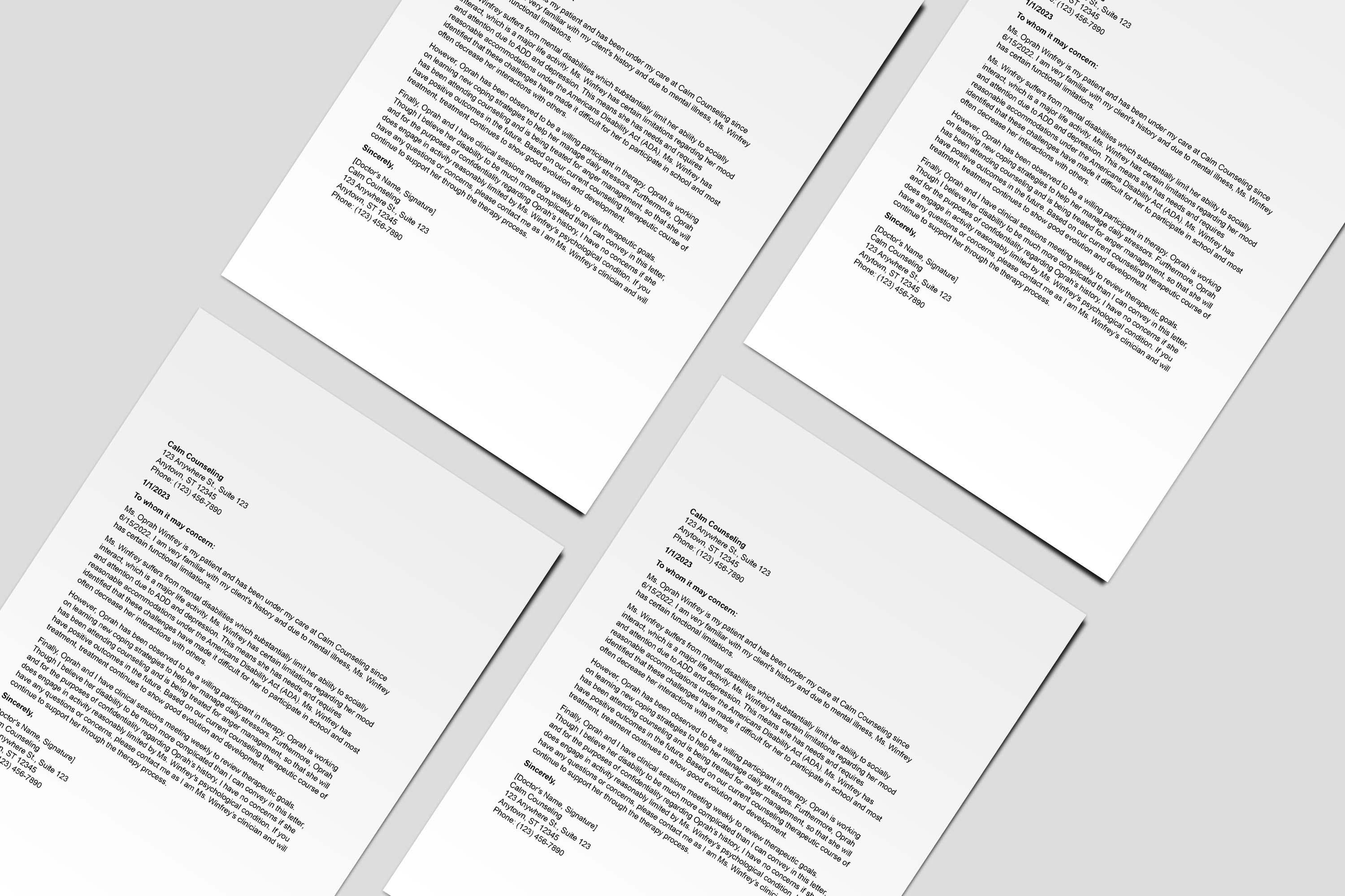 Accommodation Letter,accommodation Request Letter,accommodation Letter ...