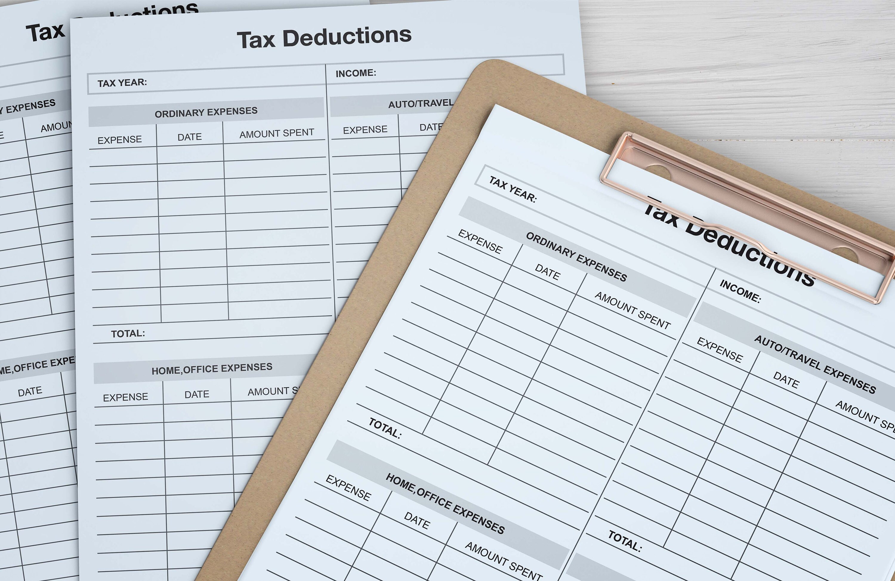 Tax Deduction Log,tax Deduction Tracker,tax Deduction Sheet,tax Write ...