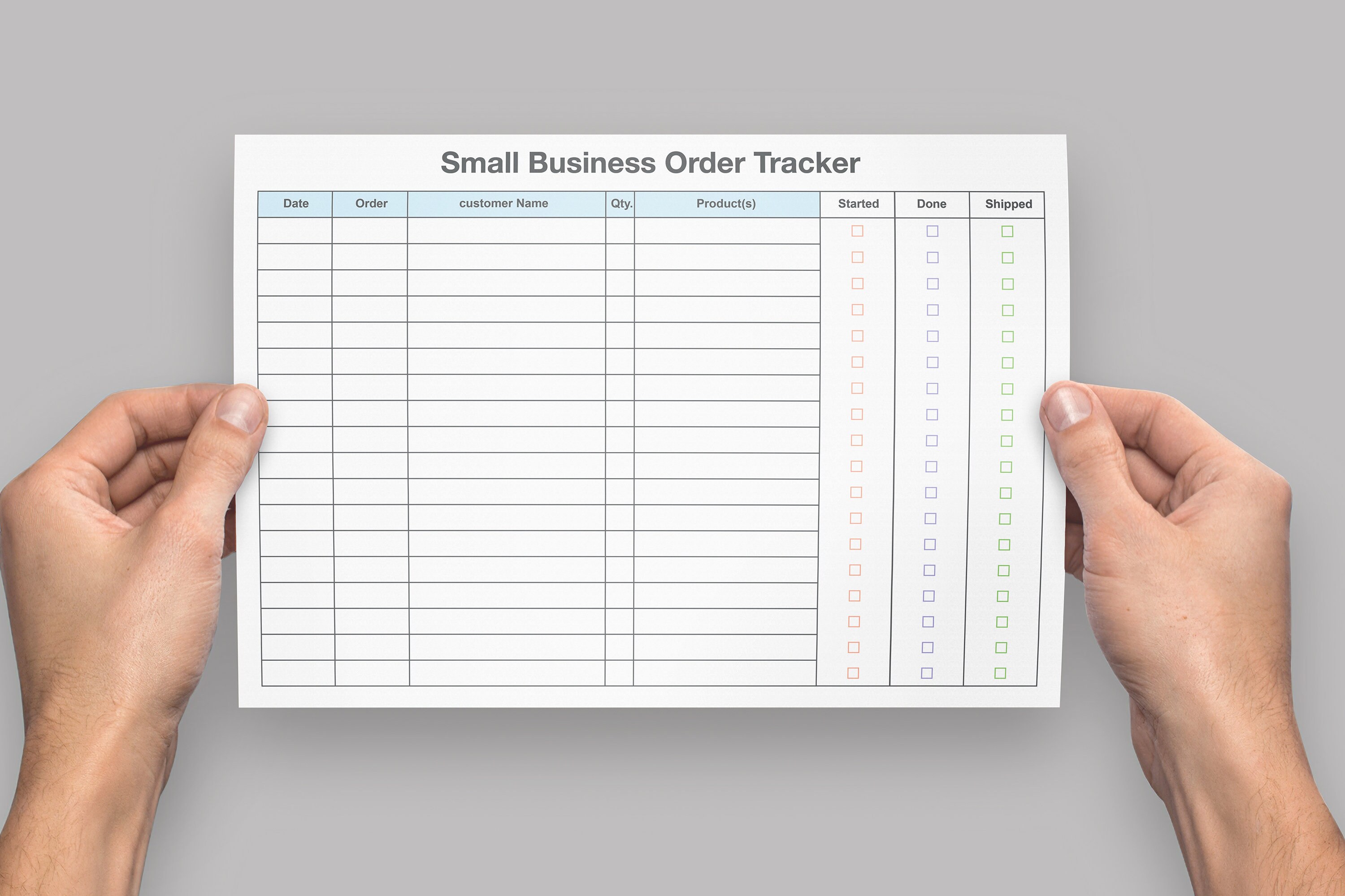 Small Business Order Tracker,business Order Form,order Tracker for ...