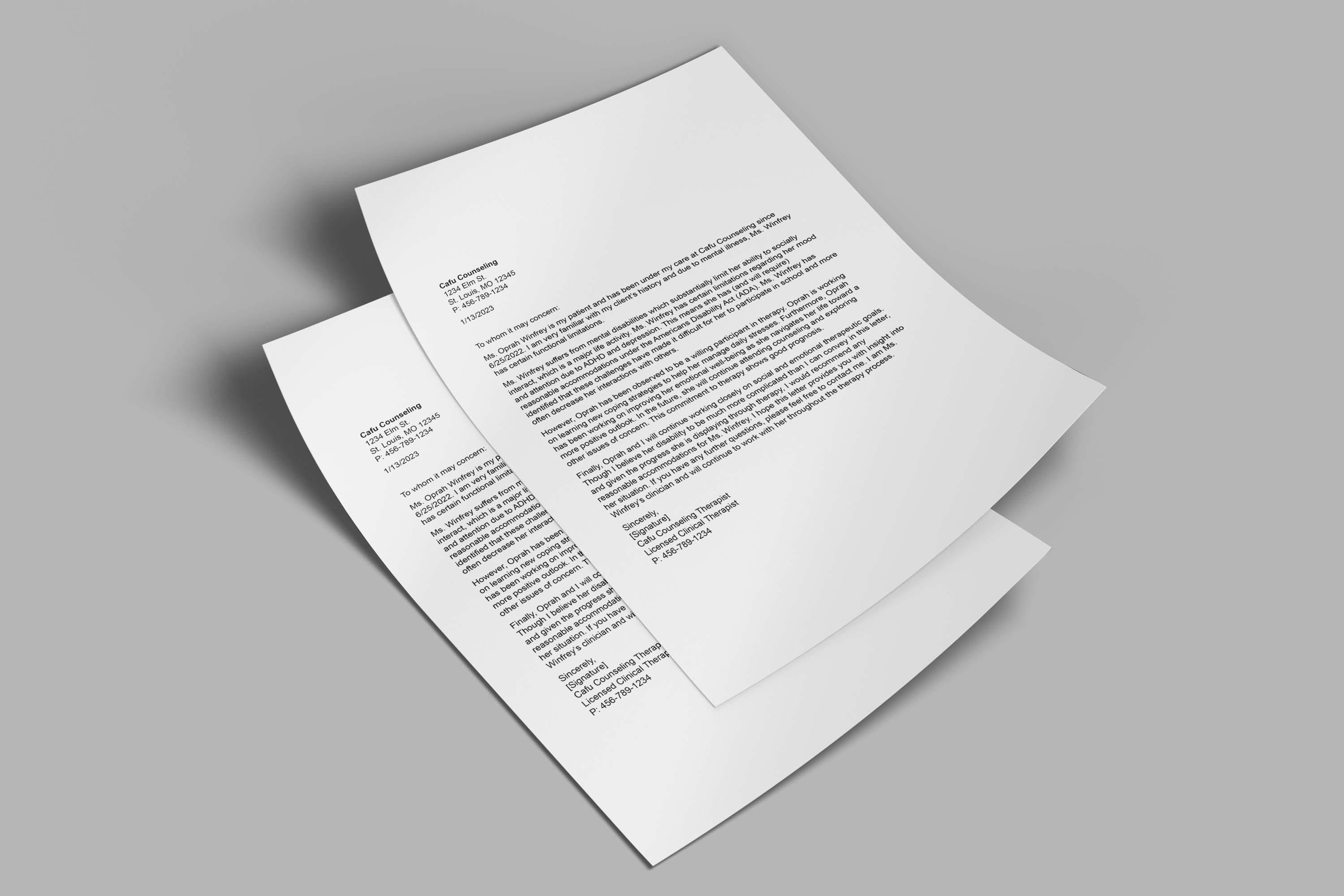 Reasonable Accommodation Letter,reasonable Accommodation Sample Letter ...
