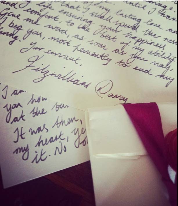 PERSONALISED Love Letter From Mr DARCY Jane Austen Gift. - Etsy