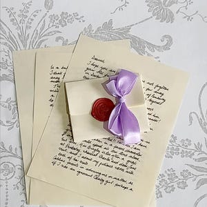 PERSONALISED Letter Trio Set - Invitation to Pemberley Pride ...