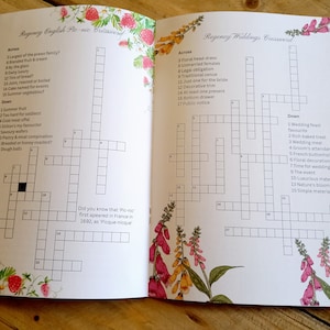 Jane Austen Puzzle Book. Crosswords Wordsearches Anagrams. - Etsy UK