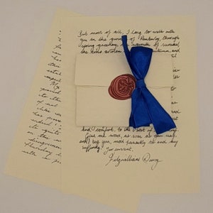 PERSONALISED Letter Trio Set - Invitation to Pemberley Pride ...