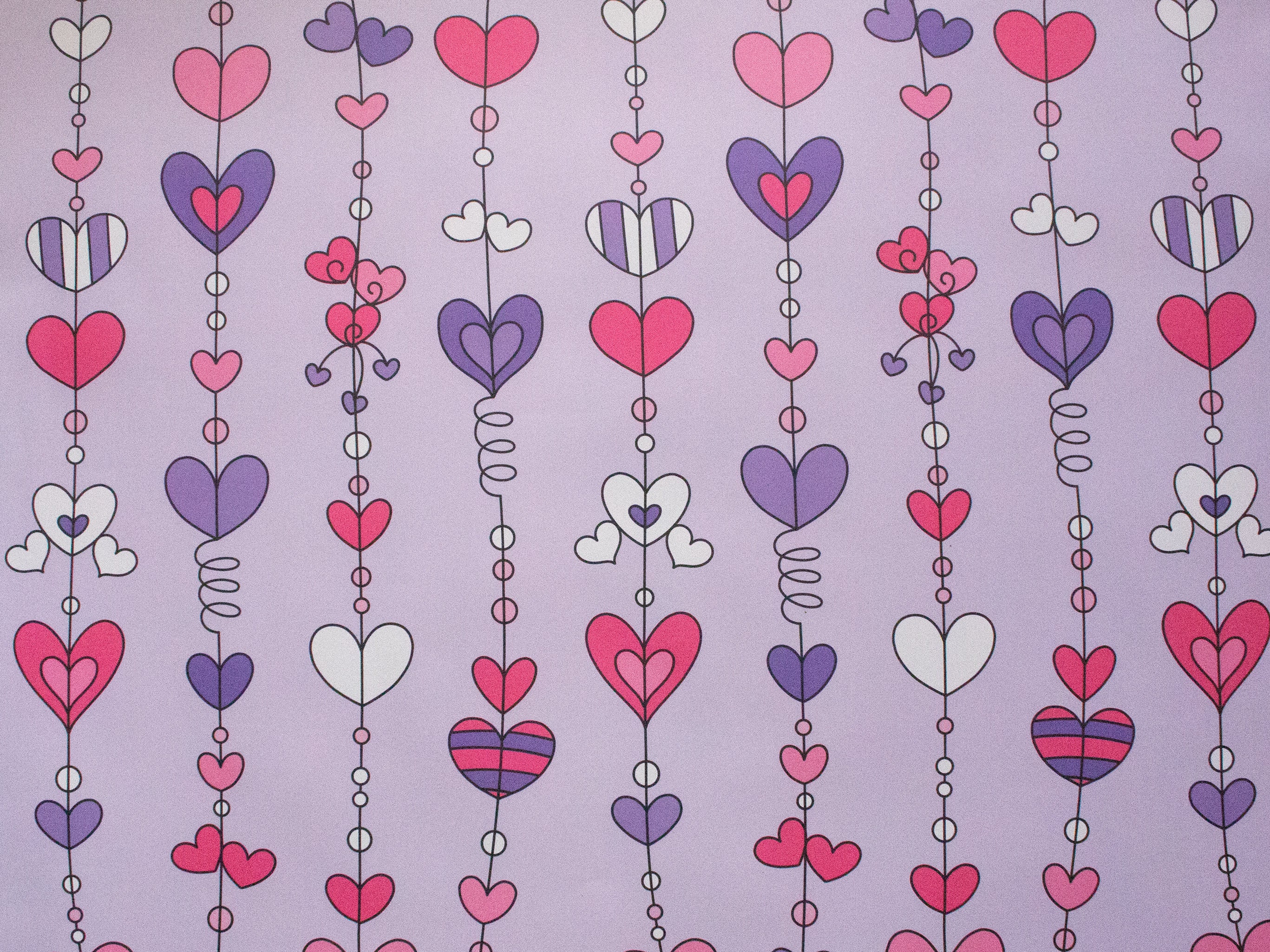 Heart pattern gift wrapping paper any occasion gift wrapping | Etsy