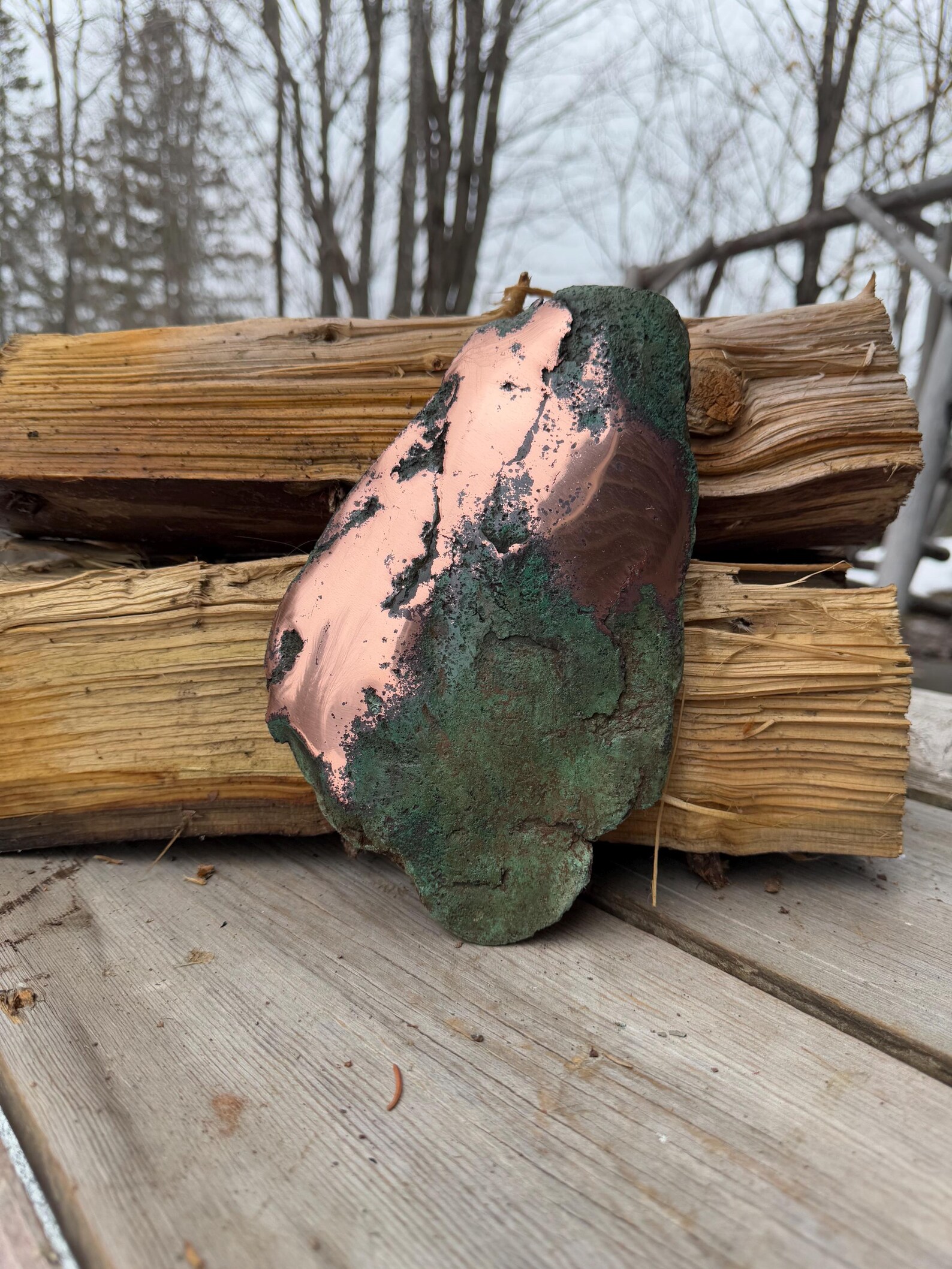 Michigan Float Copper-semi-polished 6.7 Pounds. Great Patina - Etsy