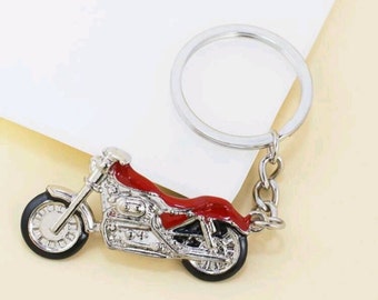Motorcycle Keychain - Etsy