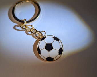 Soccer Ball Keychain - Etsy