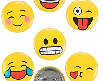 Happy Face Buttons - Etsy