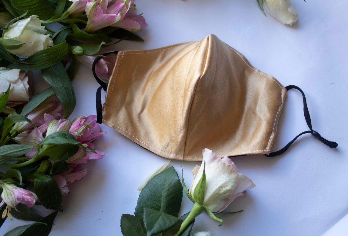 Super Soft Silky Satin Face Masks Washable and Reusable With - Etsy UK