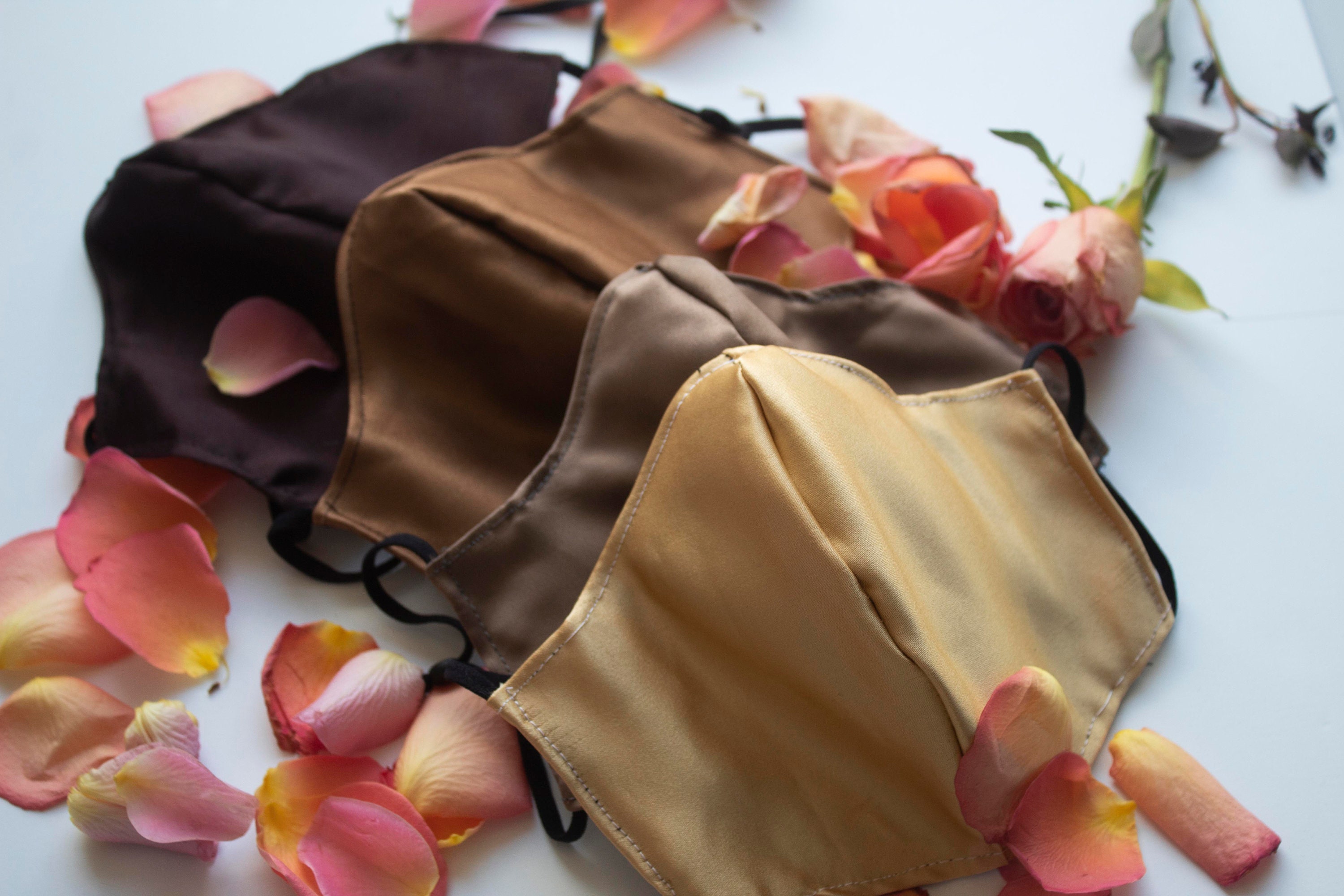 Super Soft Silky Satin Face Masks! Washable and Reusable With Filter ...