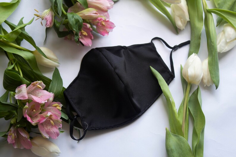 Super Soft Silky Satin Face Masks! Washable and Reusable With Filter ...