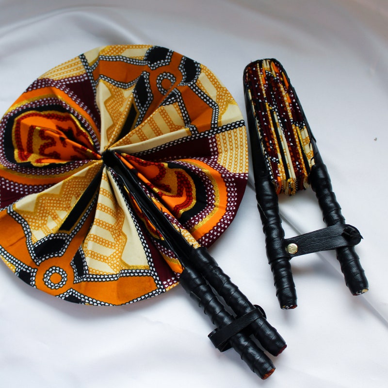 African Fan Black - Etsy