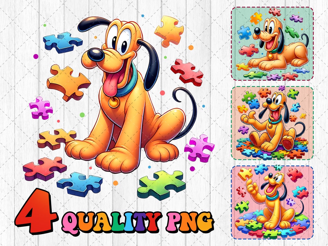 4 Autism Pluto PNG Bundle, Autism Awareness Png, Be Kind Png, Awareness Png, Autism Kid Png ...