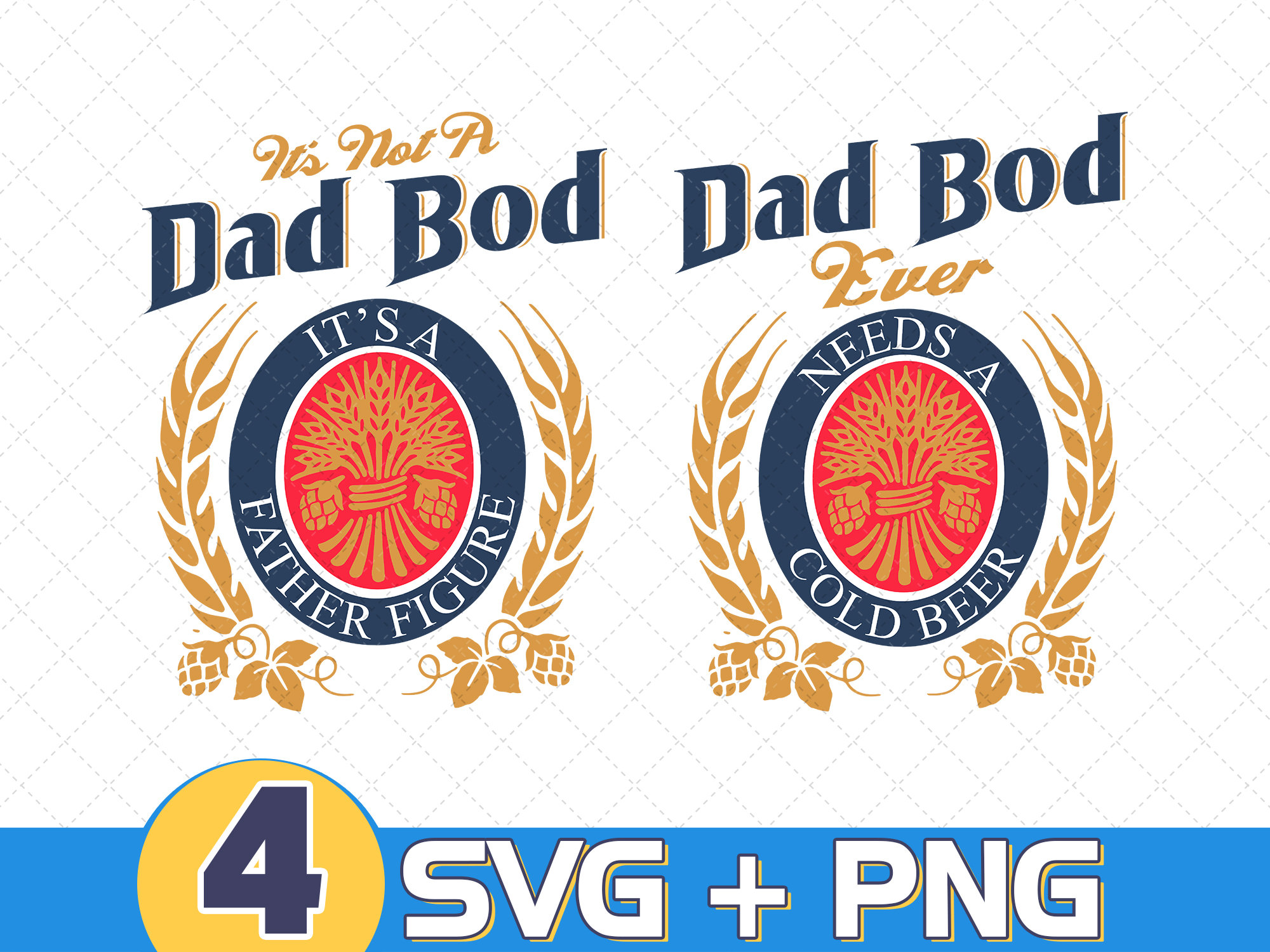 Fathers Day Dad Logos SVG, Beer Parody Logos, Dad Bod Svg, Svg Beer Dad ...