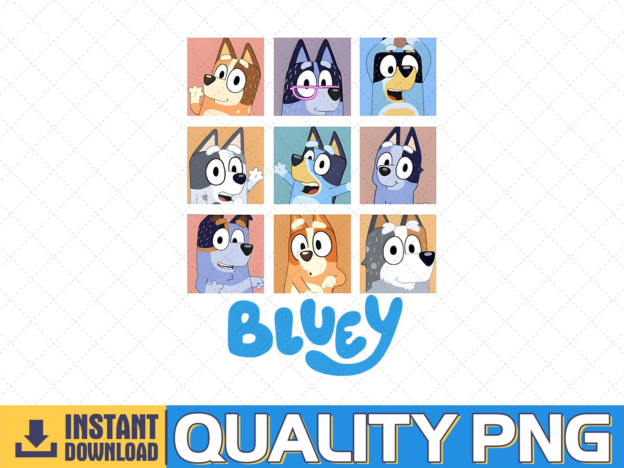 Bluey PNG, Bluey Family PNG, Bluey Bingo Png, Bluey Mom Png, Bluey Mom ...