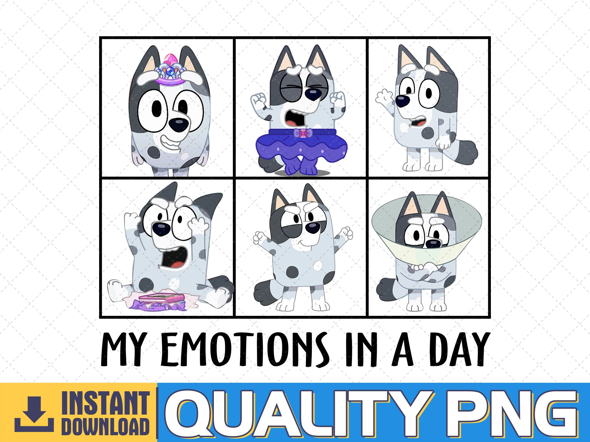 Bluey Muffin PNG, Bluey Emotions PNG, Muffin Bluey PNG, Bluey Muffin ...