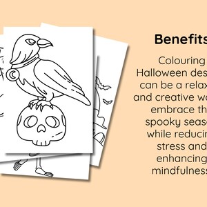 Halloween Spooky Season Colouring Pages | Printable A4 PDF Instant ...