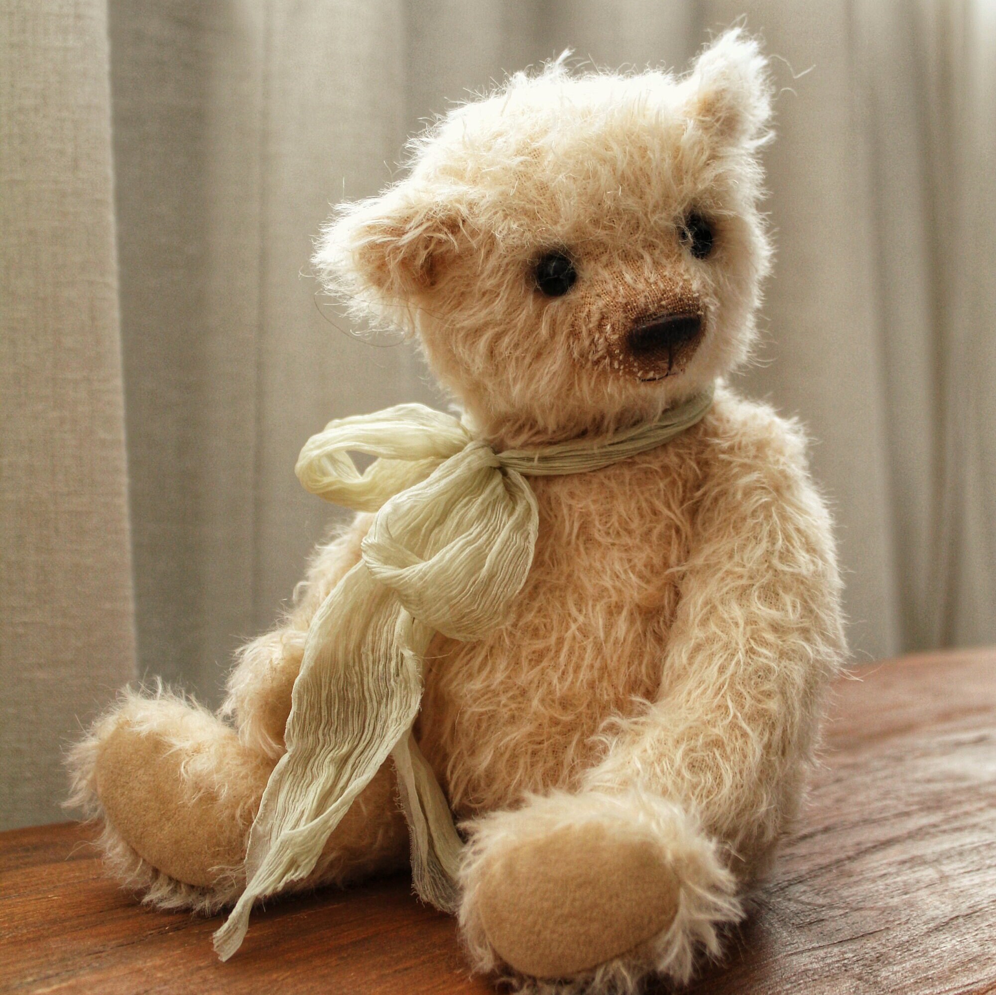 Artist Teddy Bear. Handmade Teddy Bear. Memory Bear. Collectible Teddy ...