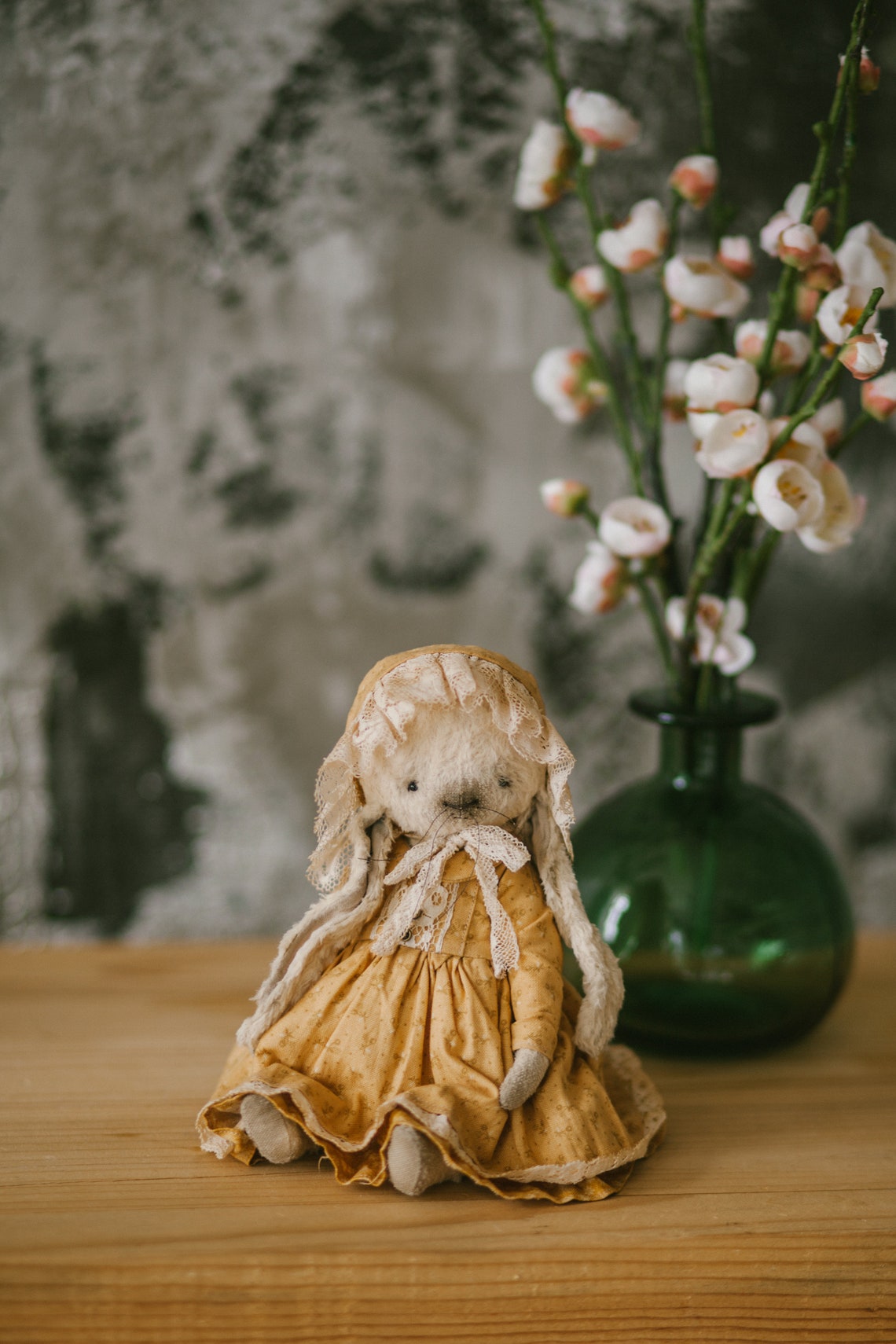 Bunny Michele. Teddy bunny. Rabbits. Artist teddy. | Etsy