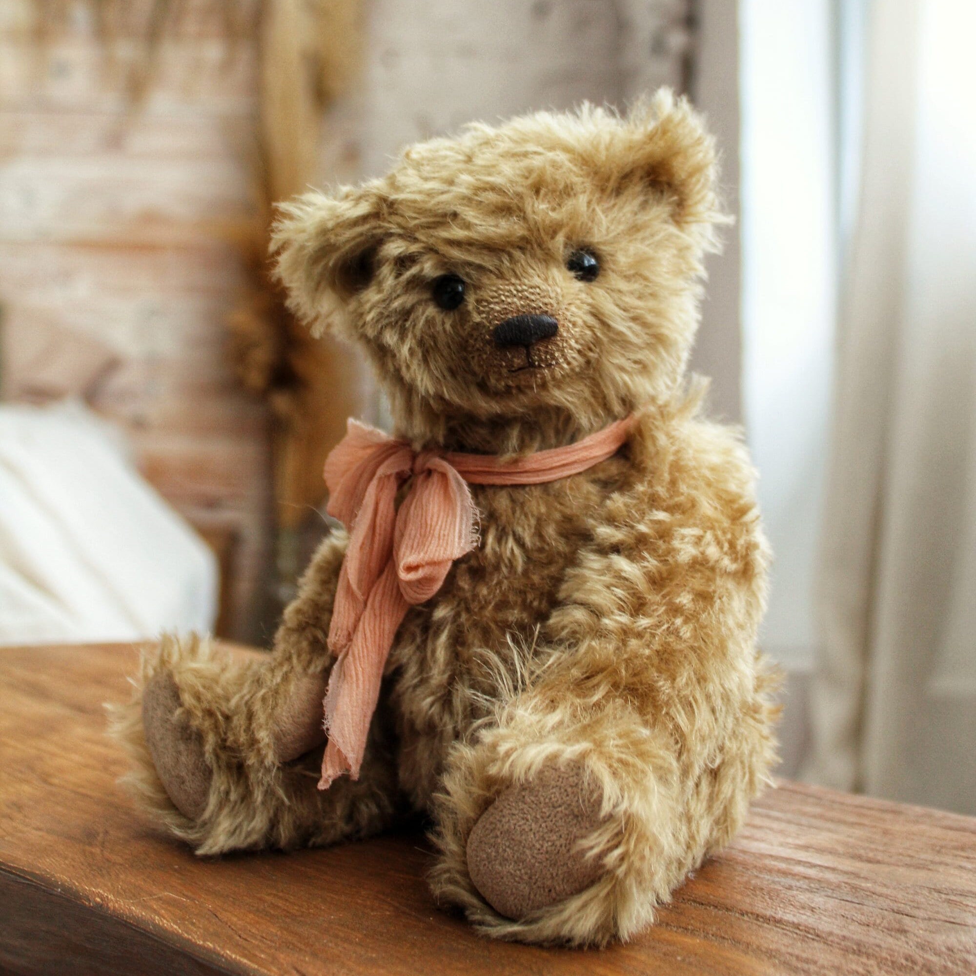 Artist Teddy Bear. Handmade Teddy Bear. Memory Bear. Collectible Teddy ...