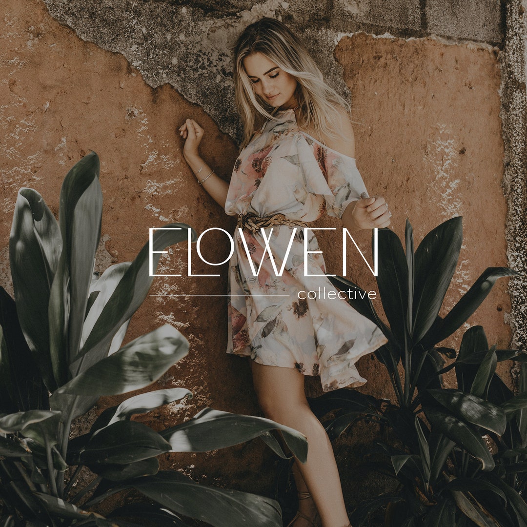 Elowen, Single Logo, Premade Logo Design - Etsy