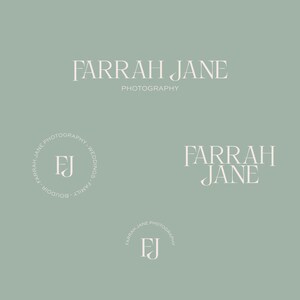 Farrah, Semi-custom Brand Kit, Premade Brand Kit, Premade Logo Design, Brand Package - Etsy