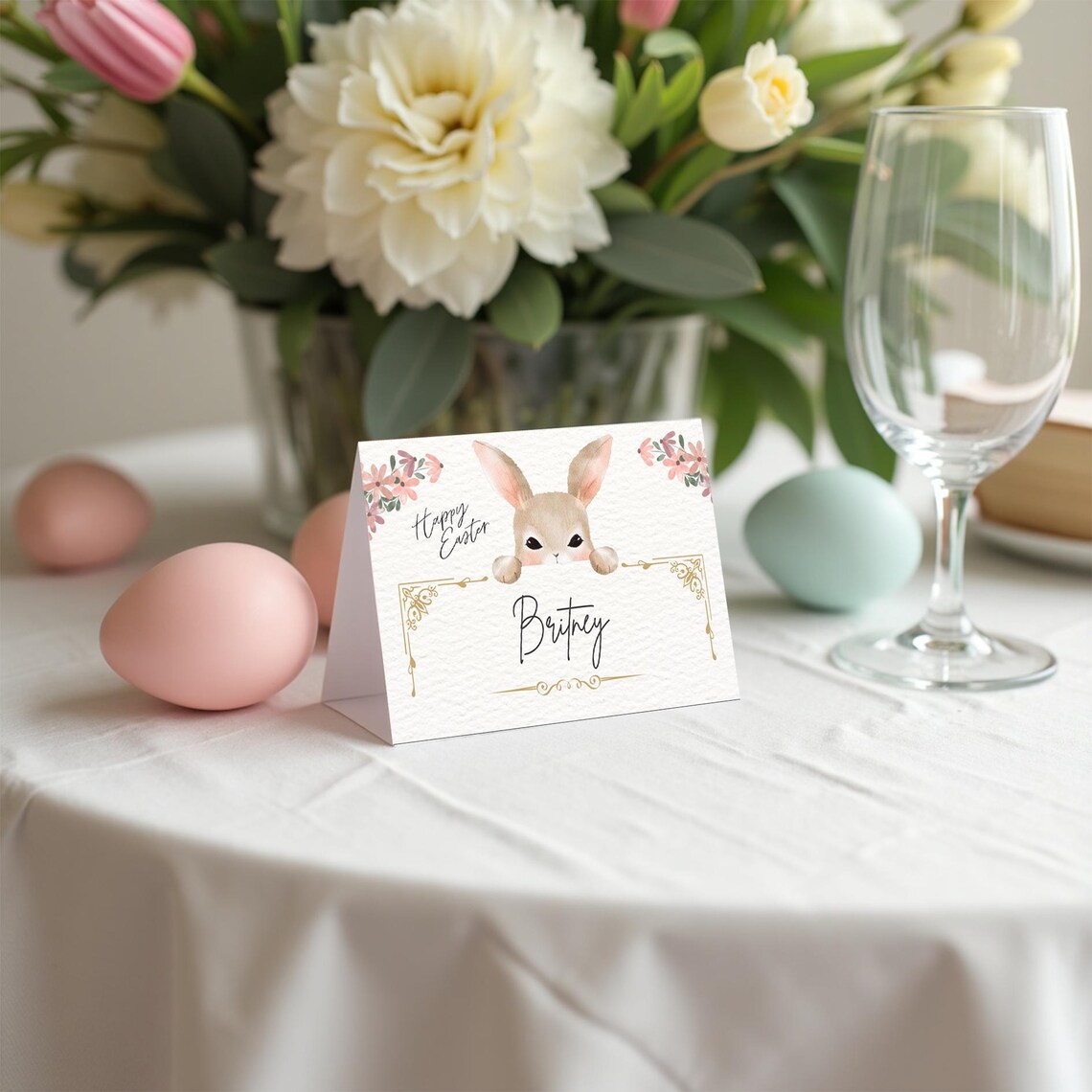 Easter Place Cards | Printable Easter Table Card | Printable Easter ...