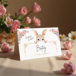 Easter Place Cards | Printable Easter Table Card | Printable Easter ...