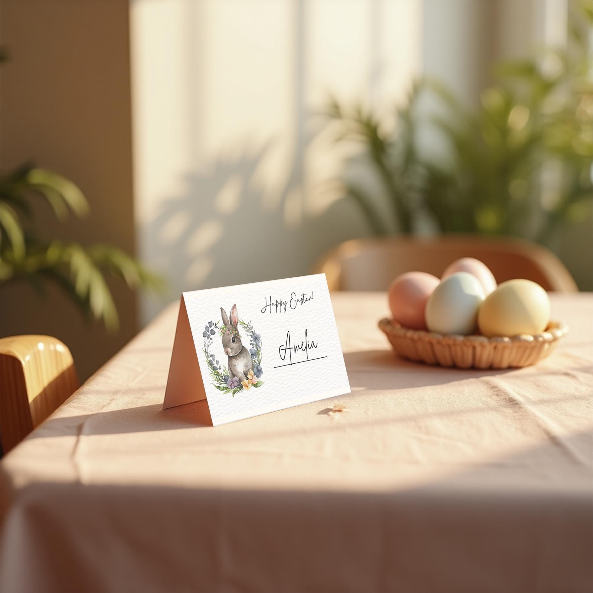 Easter Place Cards | Printable Easter Table Card | Printable Easter ...