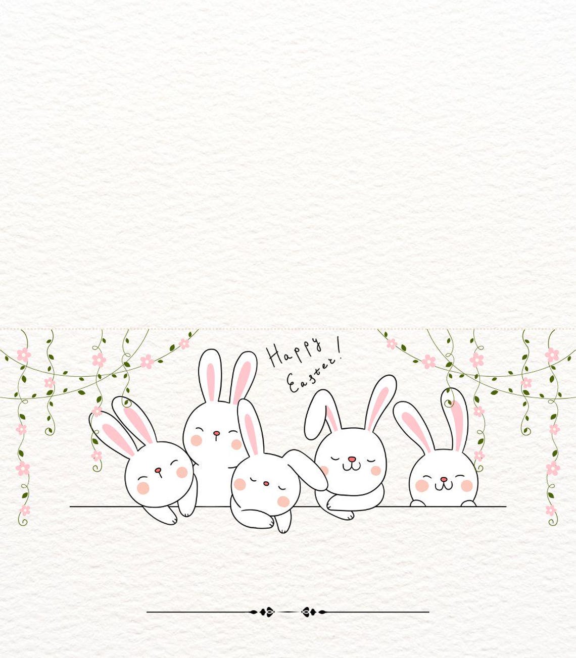 Easter Place Cards | Printable Easter Table Card | Printable Easter ...