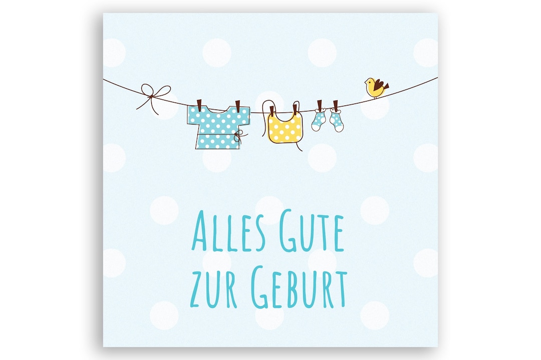 Card for the Birth, Greetings Card Baby, Square Card Baby Birth ...
