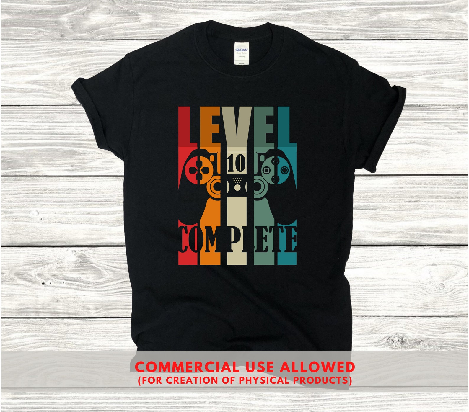 Level 10 Completed. PNG Only. Clipart Instant Download | Etsy