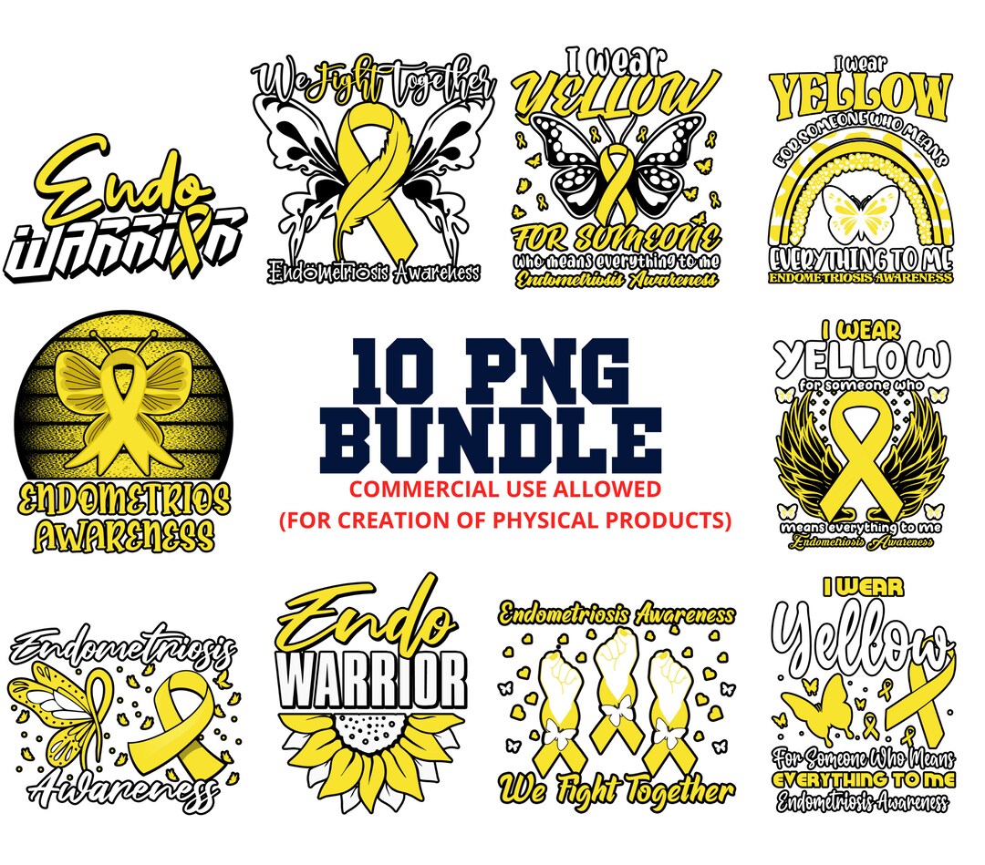 Endometriosis Awareness / Endo Support / Endometriosis Ribbon / Sarcoma ...