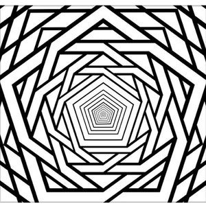 Printable PDF Coloring Book / Eye Benders, Aliens, Optical Illusions ...