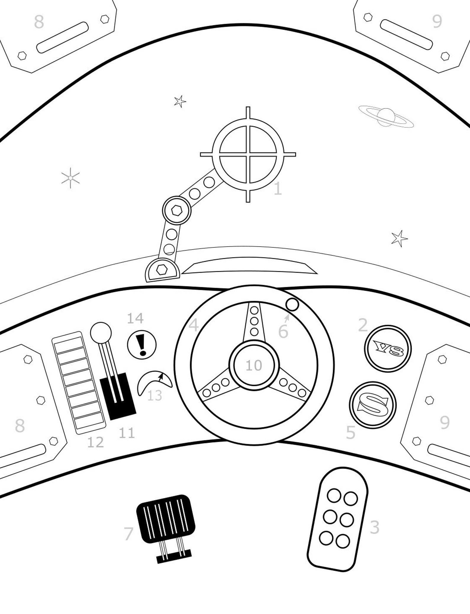 Printable PDF Coloring Book / Eye Benders, Monster Aliens, Optical ...