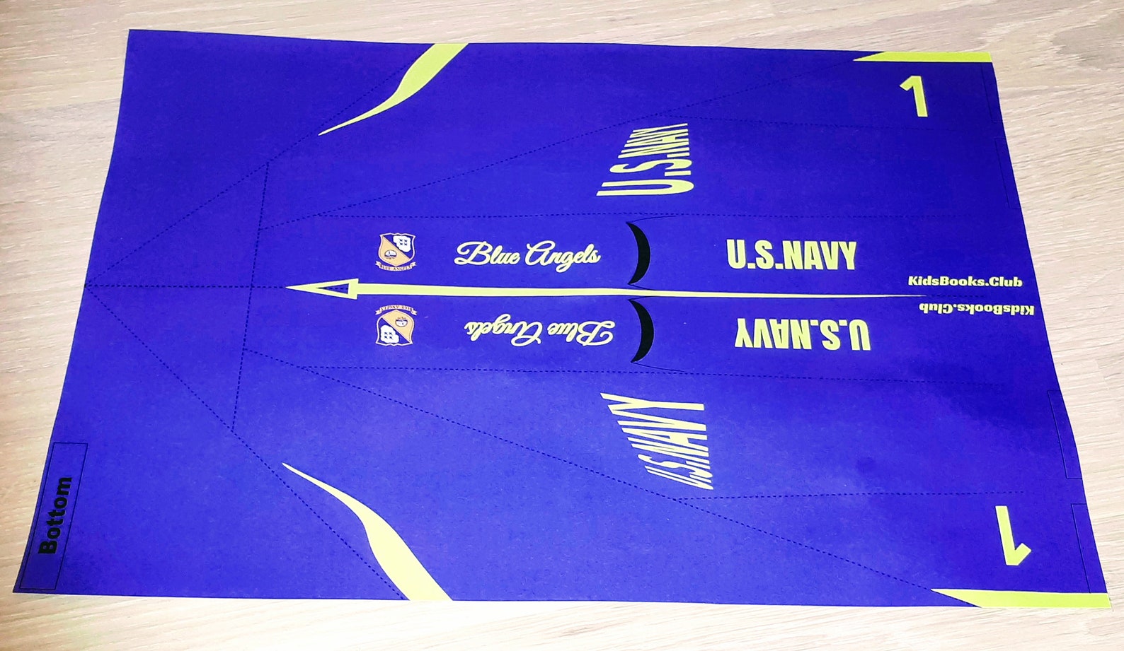 Blue Angels Paper Airplane Template (PDF Download) - Etsy