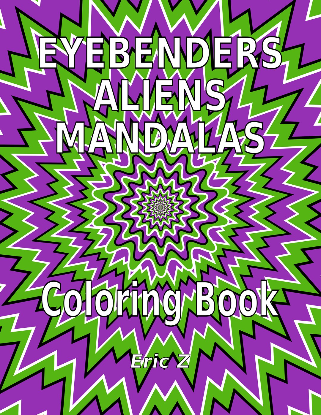Printable PDF Coloring Book / Eye Benders, Aliens, Optical Illusions ...