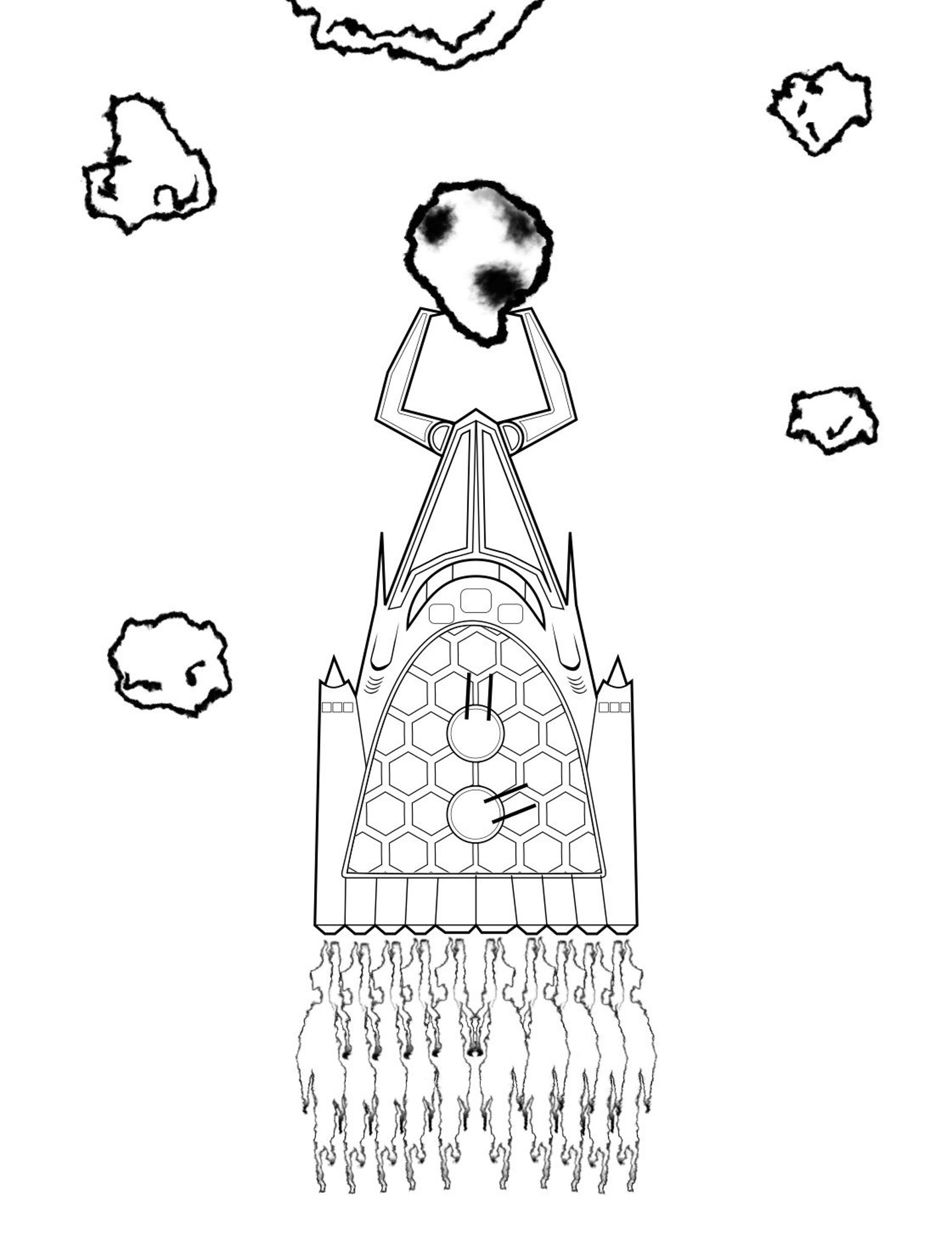 Printable PDF Coloring Book / Eye Benders, Monster Aliens, Optical ...