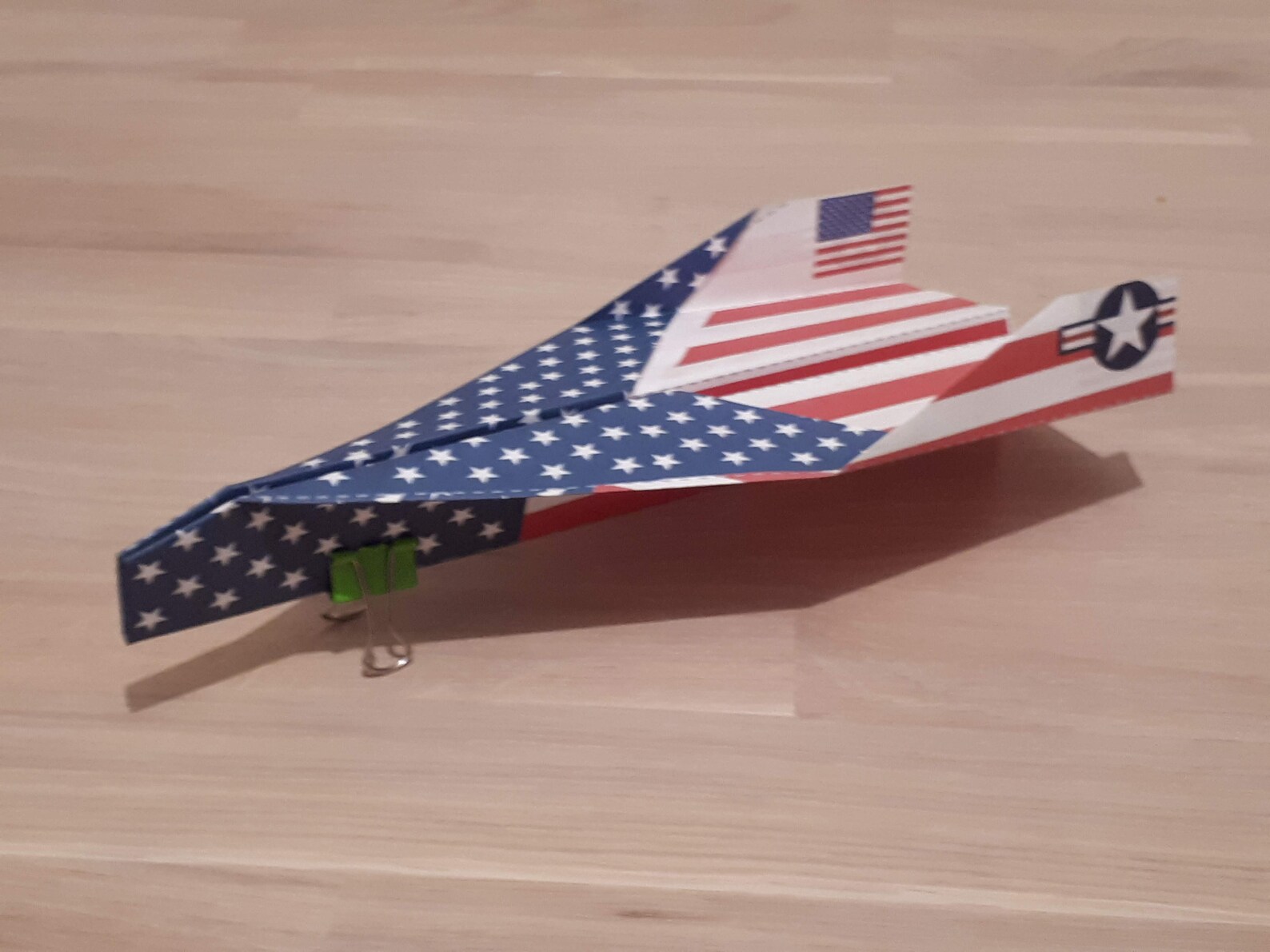 Stars and Stripes Patriot Paper Airplane Printable PDF: - Etsy