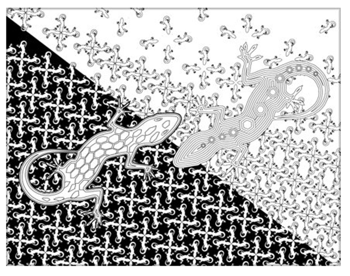 Printable PDF Coloring Book / Eye Benders, Aliens, Optical Illusions ...