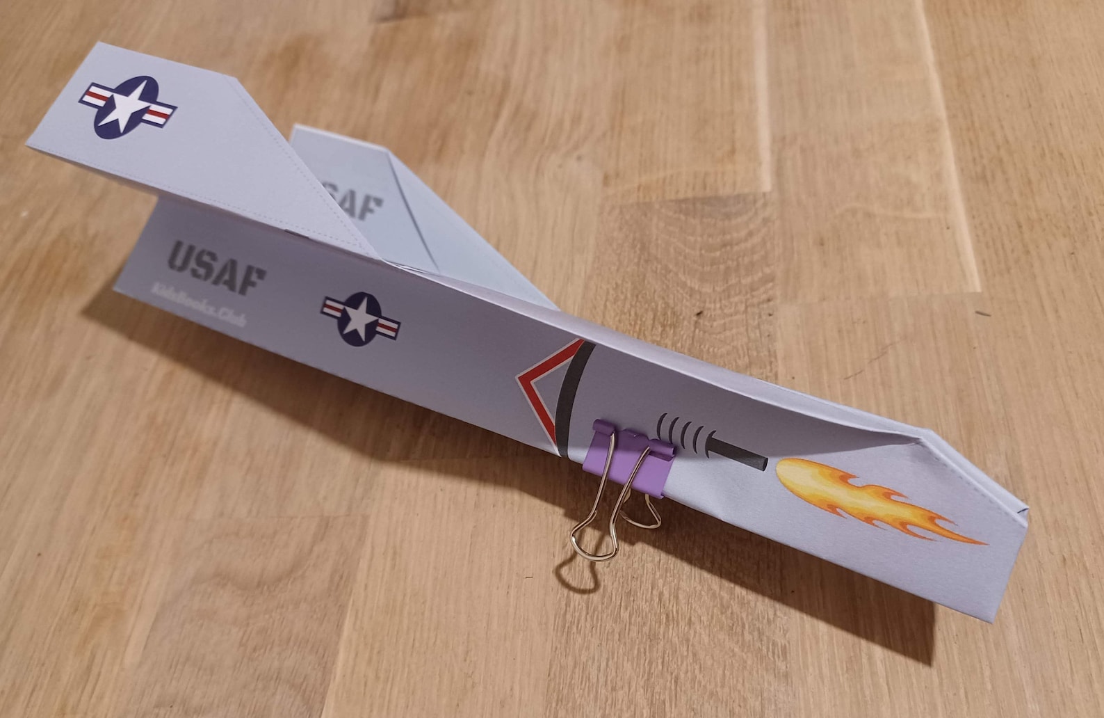 USAF Paper Airplane Printable PDF, F-15, F-4 Phantom, Style Fighter Jet ...