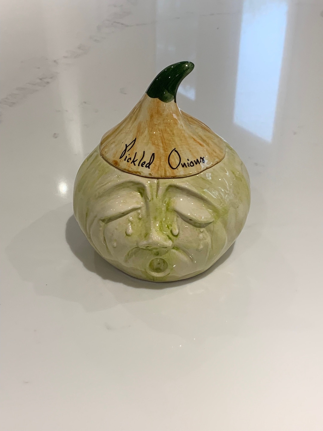 Vintage Toni Raymond Pottery Crying Pickled Onion Jar / Dish, 1960’s to ...