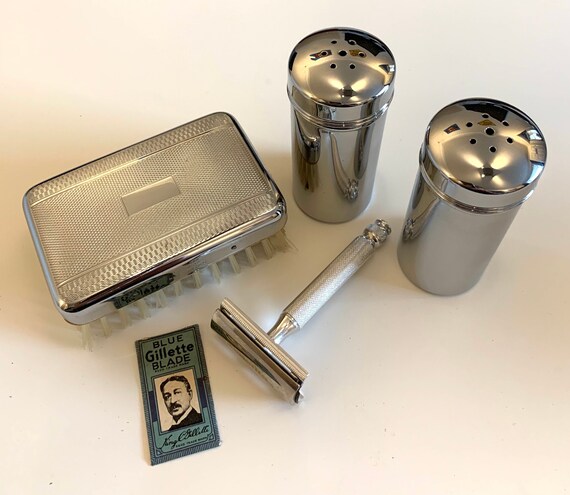 Men’s Vintage Grooming Kit, 1940s/1950s, Gillette Raz… - Gem
