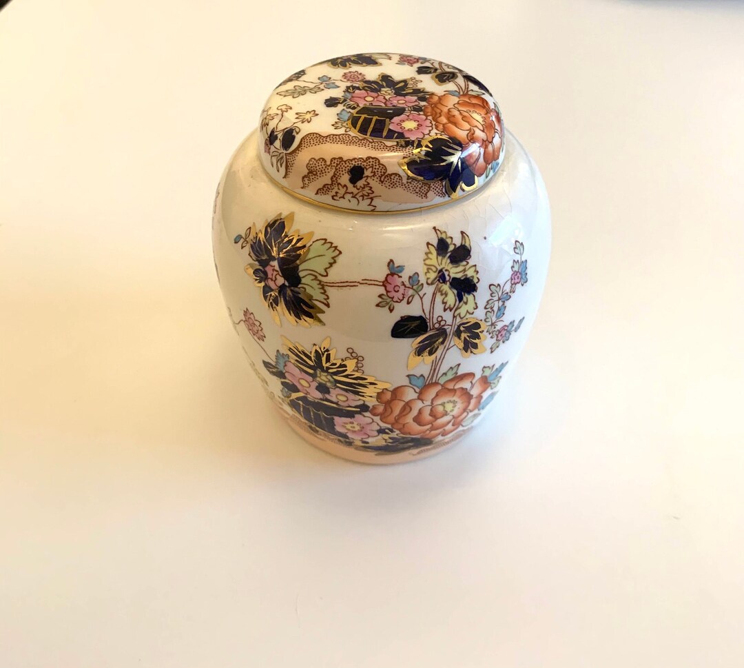 Mason’s Pottery Ginger Jar Mandarin Design With Lid. 1940 - Etsy